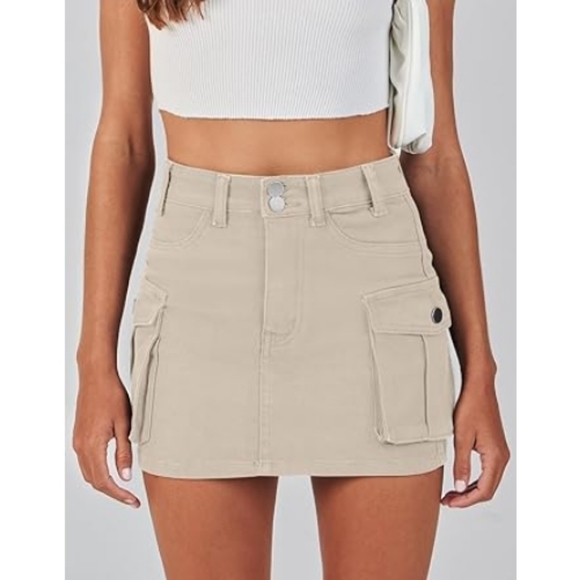 anrabess | Skirts | Anrabess Cargo Mini Skirt Short Cargo Skirt With ...